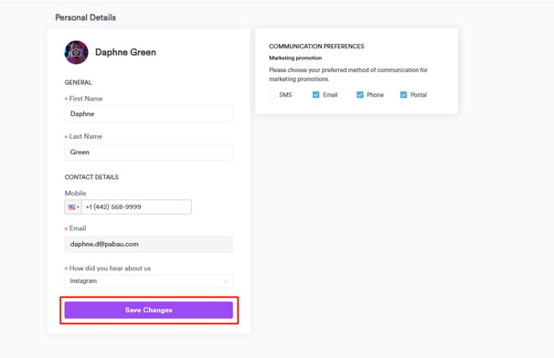 How To Update Your Personal Information